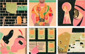 | Blexbolex for The New York Times Sunday Book ReviewILLUSTRATION AGE