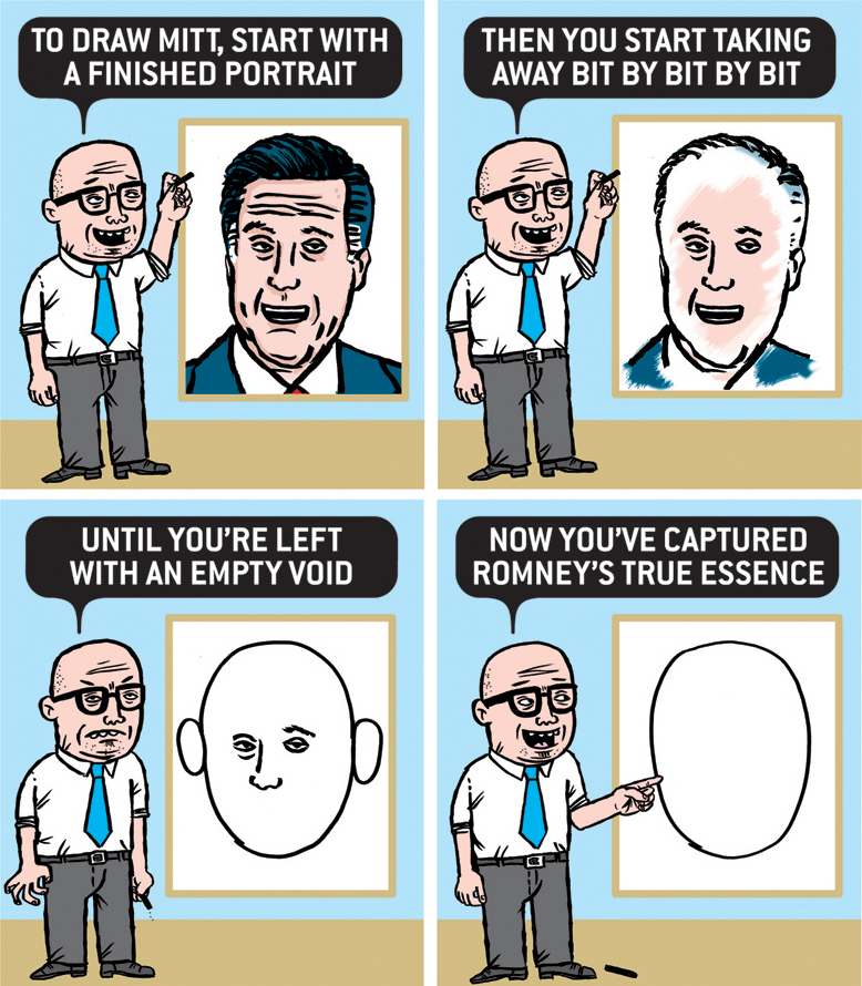 | How to Draw Mitt Romney by Mark KaufmanILLUSTRATION AGE