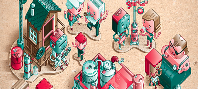 | The Bubbly Work of Lee HaslerILLUSTRATION AGE