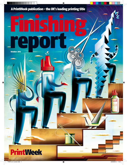 | Finishing Report Cover by Kevin HauffILLUSTRATION AGE