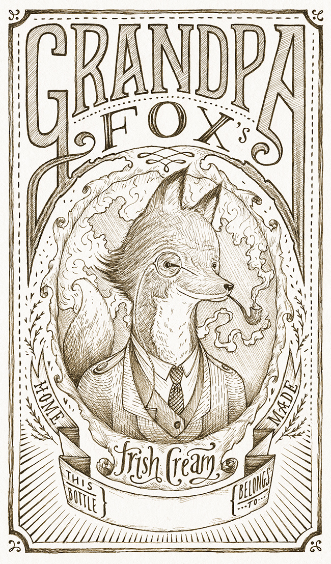 | Delicate Hand Drawn Lettering by Andrew FrazerILLUSTRATION AGE