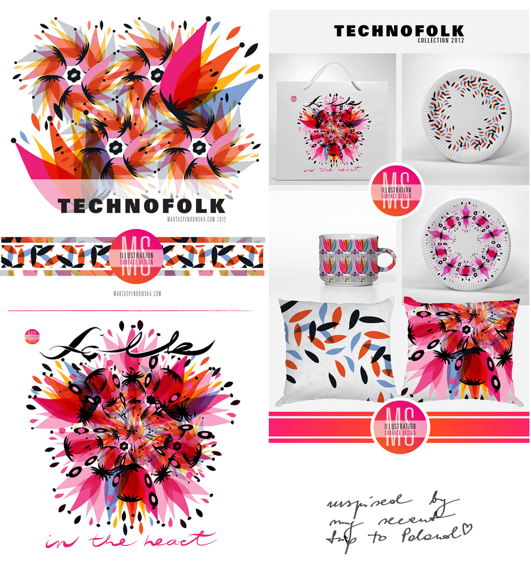 | Pattern and Surface Designs by Marta SpendowskaILLUSTRATION AGE