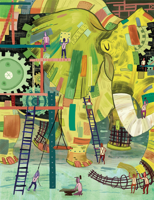 | Meg Hunt for Plansponsor MagazineILLUSTRATION AGE