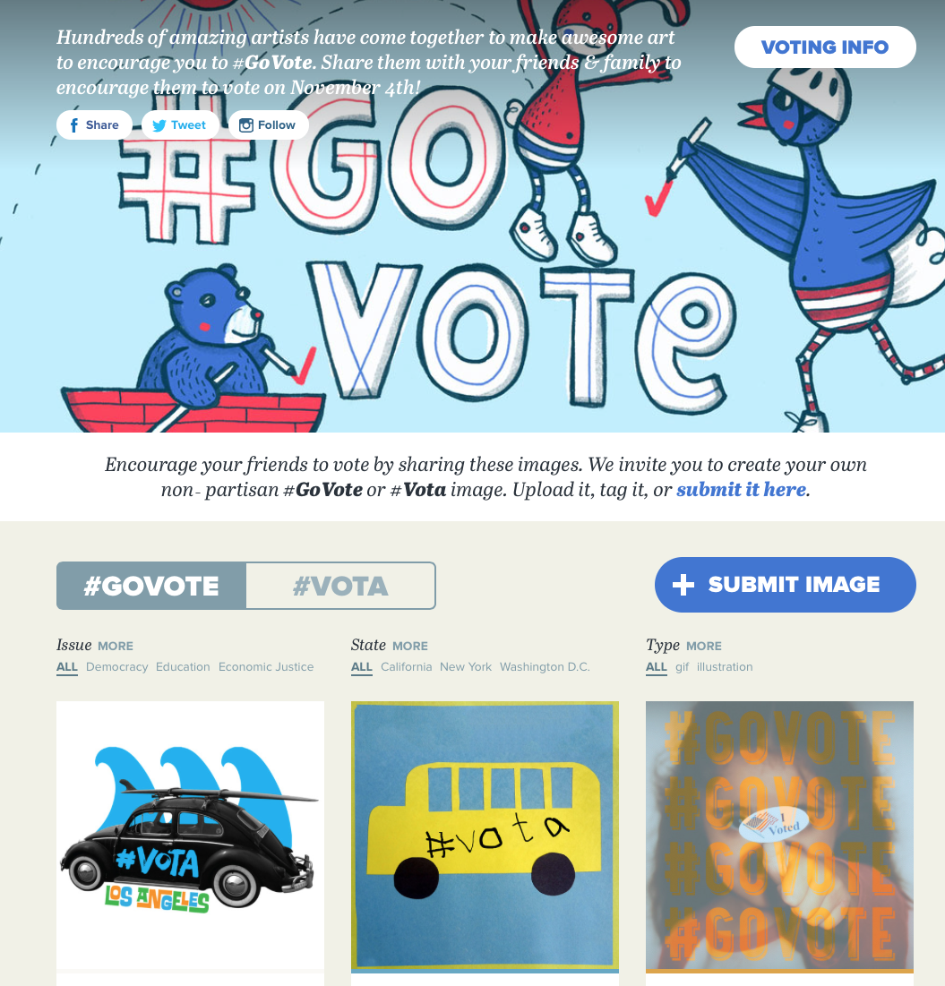 | The Go Vote ProjectILLUSTRATION AGE