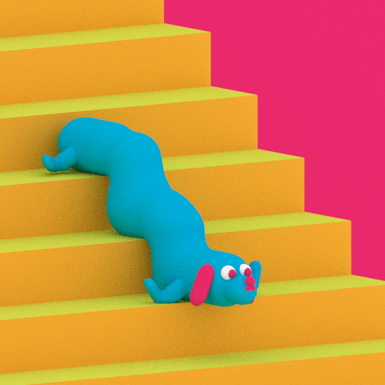 | 3D Animated GIF Art by Julian GlanderILLUSTRATION AGE