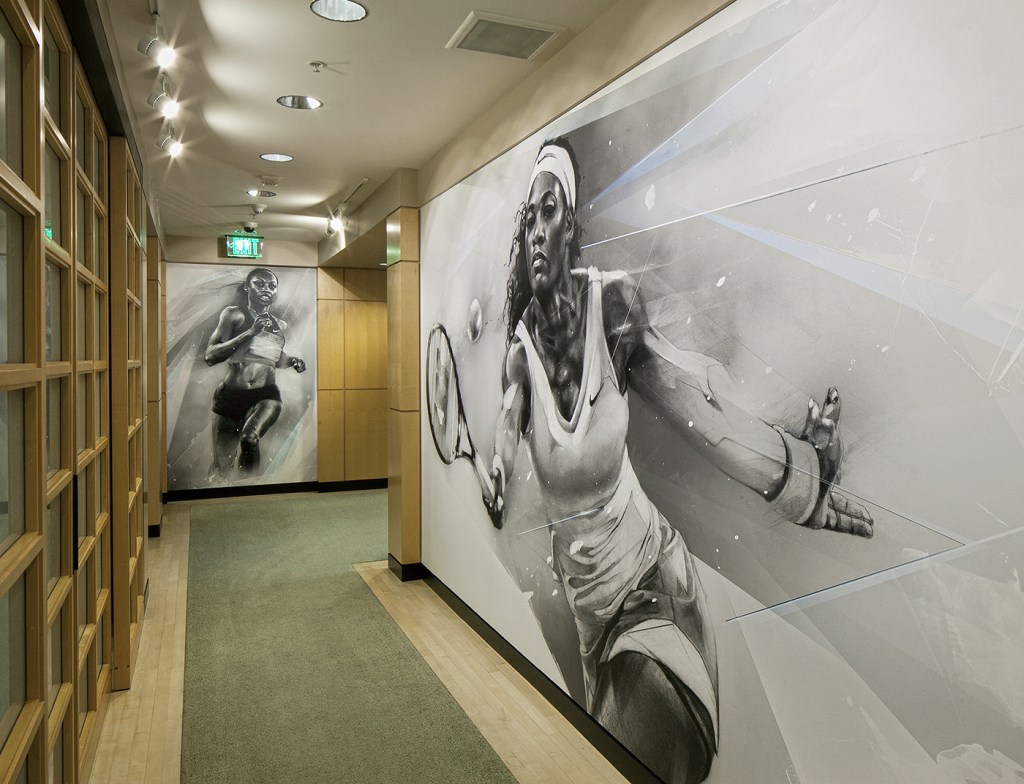 | Illustrated Sports Murals by Alexis MarcouILLUSTRATION AGE